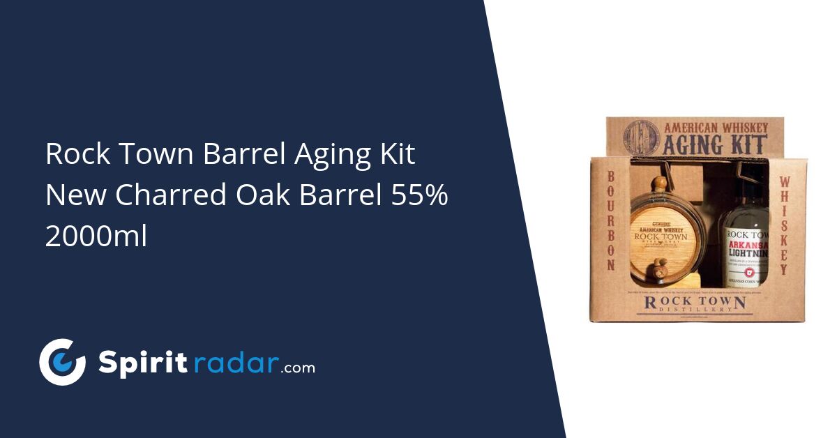 Rock Town Barrel Aging Kit New Charred Oak Barrel 55% 2000ml - Spirit Radar