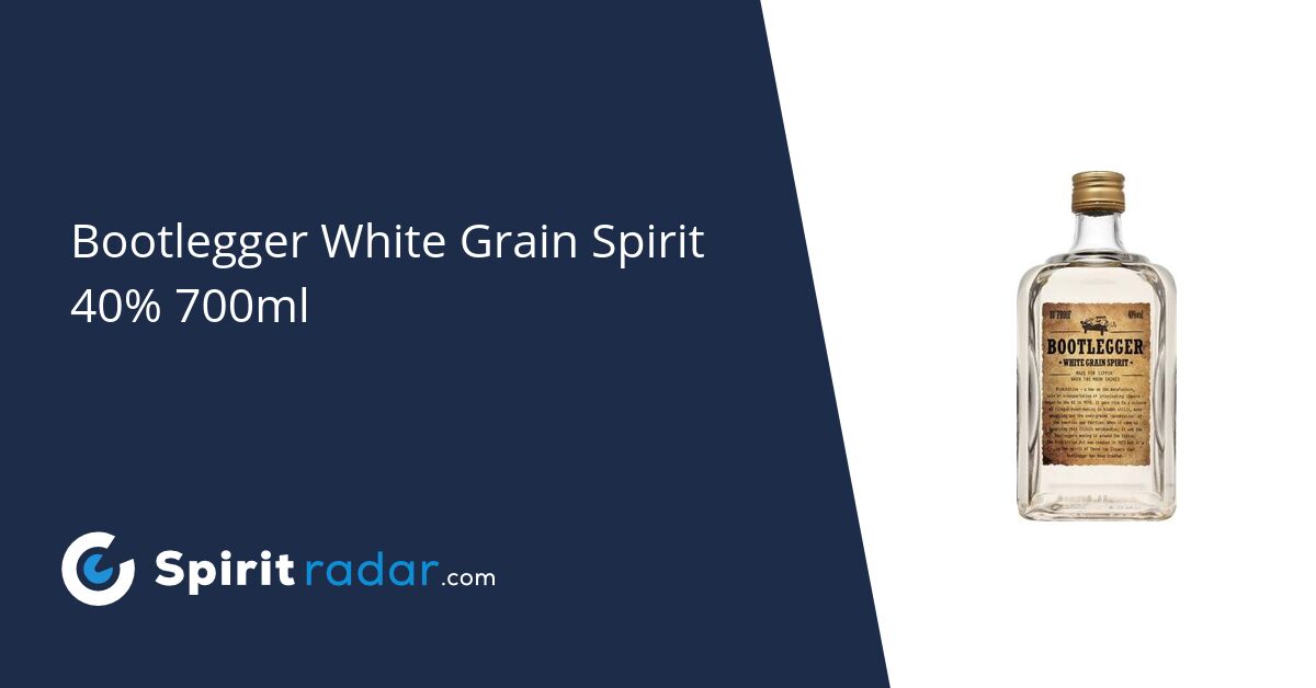 Bootlegger White Grain Spirit 40% 700ml - Spirit Radar