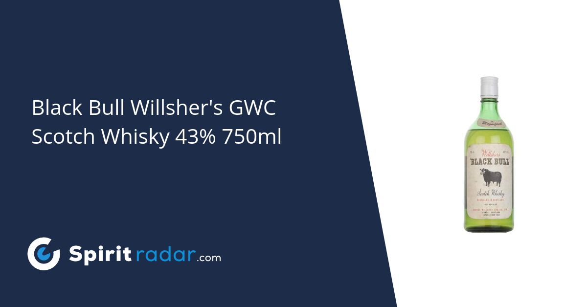 Black Bull Willsher's GWC Scotch Whisky 43% 750ml - Spirit Radar
