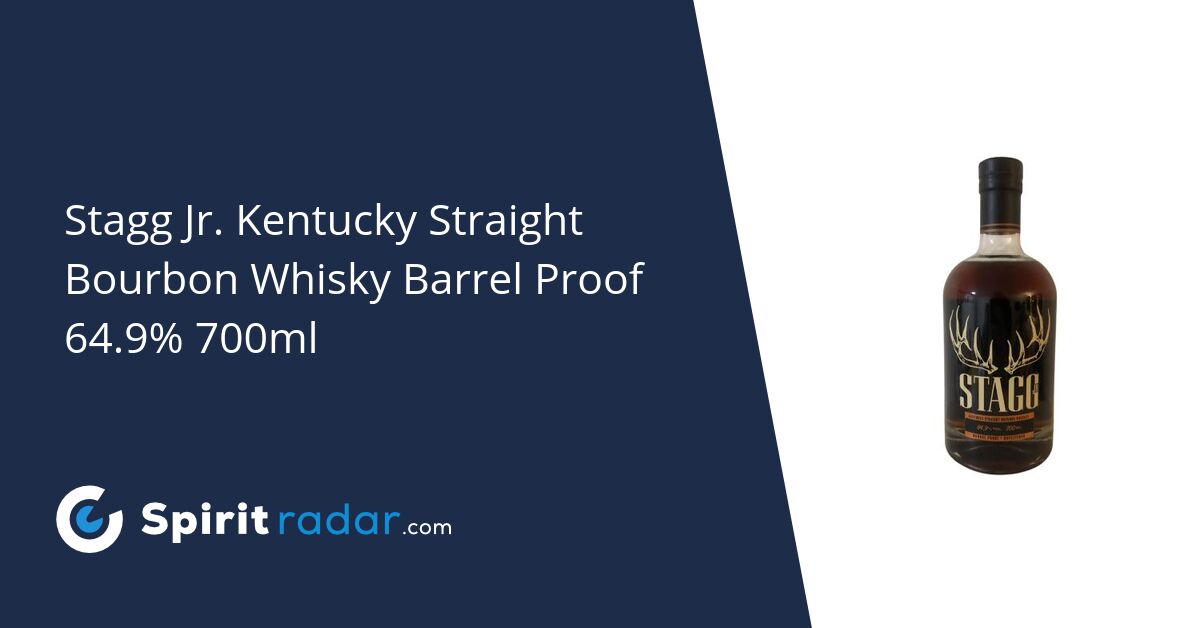 Stagg Jr. Kentucky Straight Bourbon Whisky Barrel Proof 64.9% 700ml ...