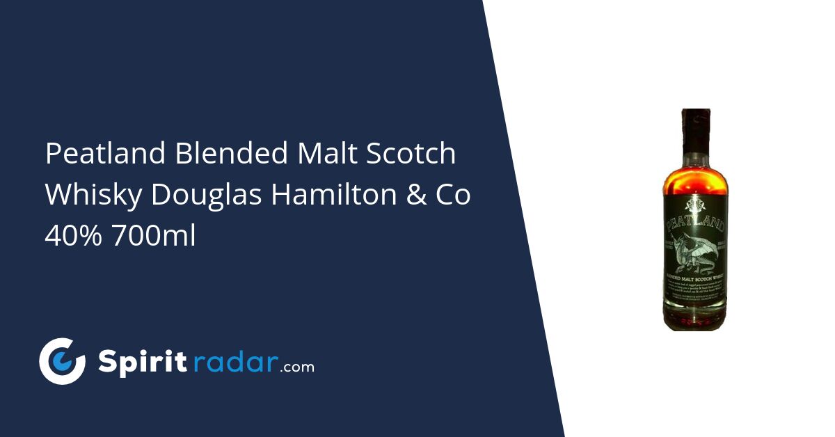 Peatland Blended Malt Scotch Whisky Douglas Hamilton & Co 40% 700ml ...
