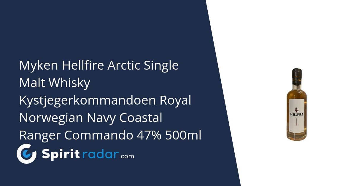 Myken Hellfire Arctic Single Malt Whisky Kystjegerkommandoen Royal ...