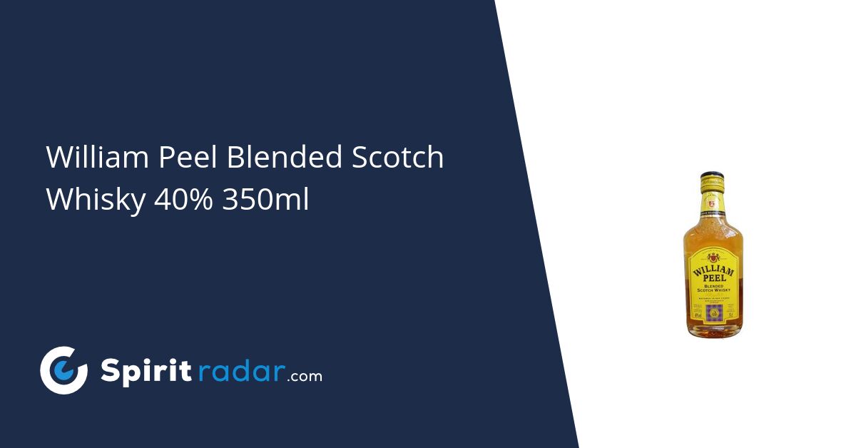 William Peel Blended Scotch Whisky 40% 350ml - Spirit Radar