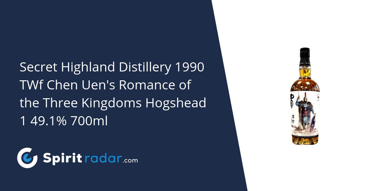 Secret Highland Distillery 1990 TWf Chen Uen's Romance of the Three ...