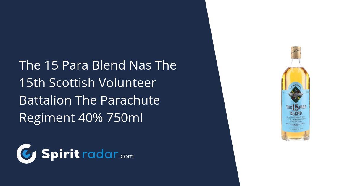 The 15 Para Blend Nas The 15th Scottish Volunteer Battalion The ...