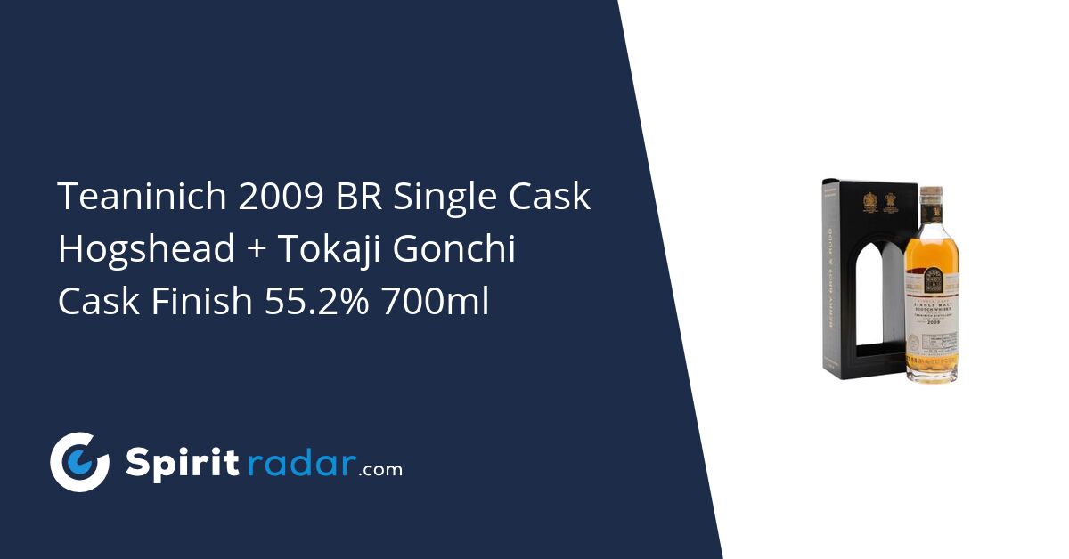 Teaninich 2009 BR Single Cask Hogshead + Tokaji Gonchi Cask Finish 55.2 ...