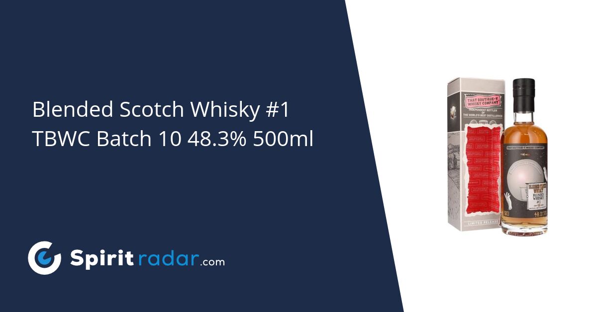 Blended Scotch Whisky #1 TBWC Batch 10 48.3% 500ml - Spirit Radar