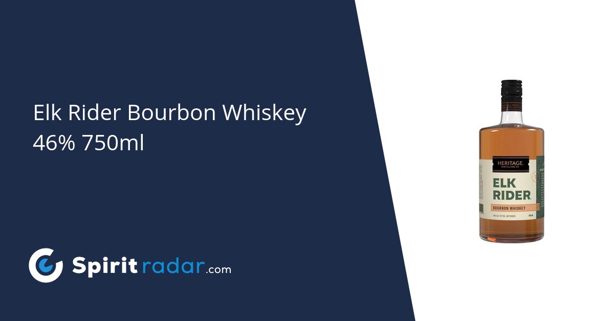 Elk Rider Bourbon Whiskey 46% 750ml - Spirit Radar