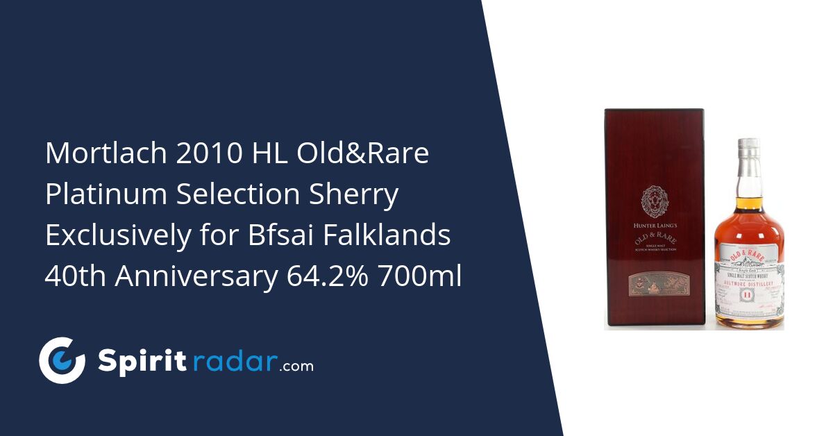 Mortlach 2010 HL Old&Rare Platinum Selection Sherry Exclusively for ...