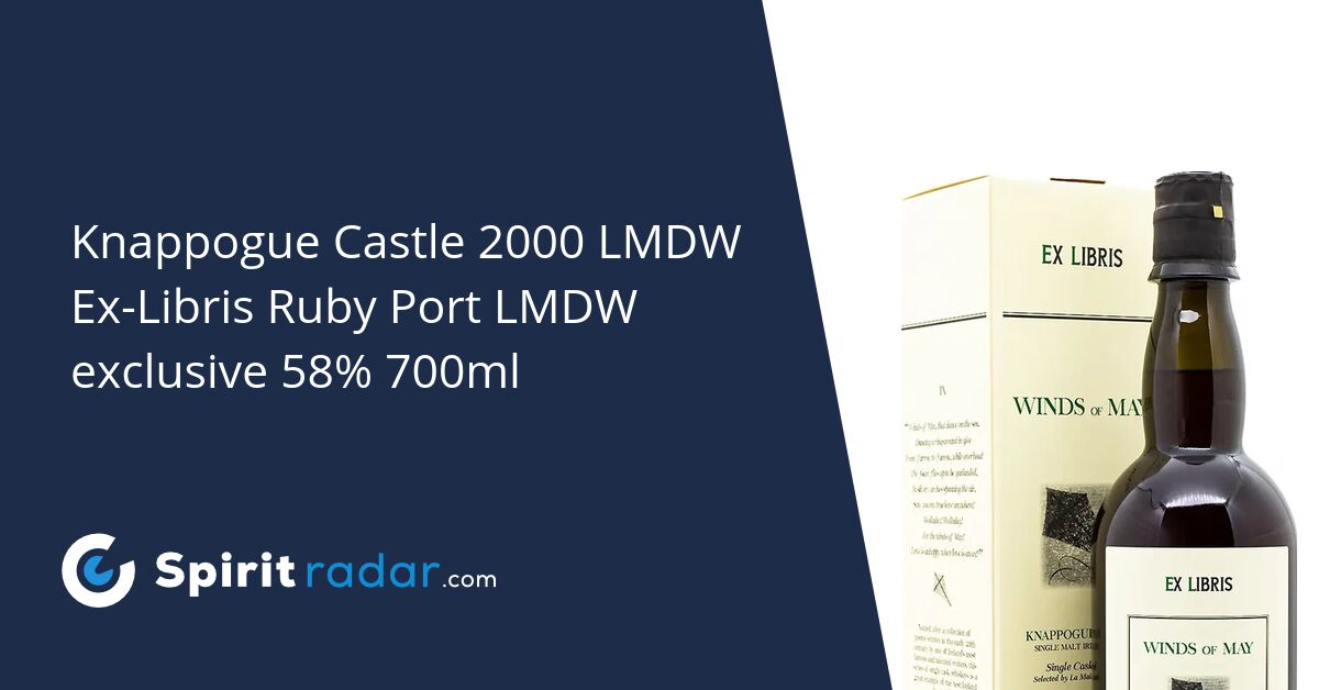 Knappogue Castle 2000 LMDW Ex-Libris Ruby Port LMDW exclusive 58% 700ml ...