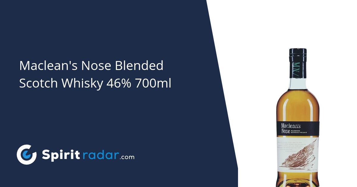 Maclean's Nose Blended Scotch Whisky 46% 700ml - Spirit Radar