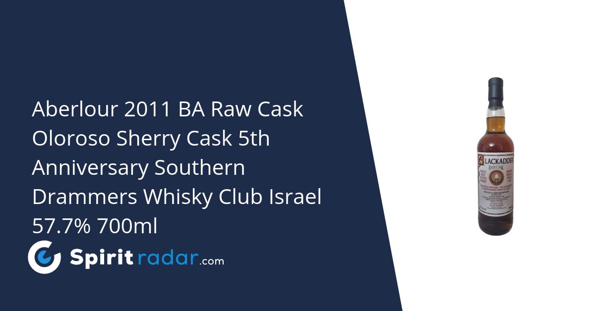 Aberlour 2011 BA Raw Cask Oloroso Sherry Cask 5th Anniversary Southern ...