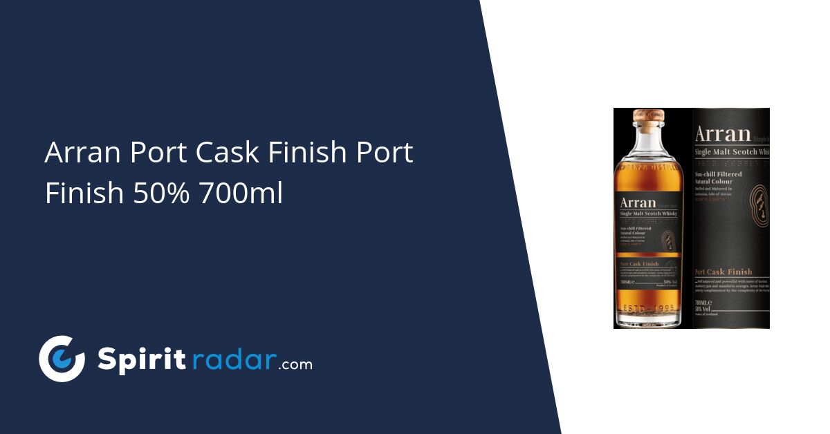 Arran Port Cask Finish Port Finish 50% 700ml - Spirit Radar
