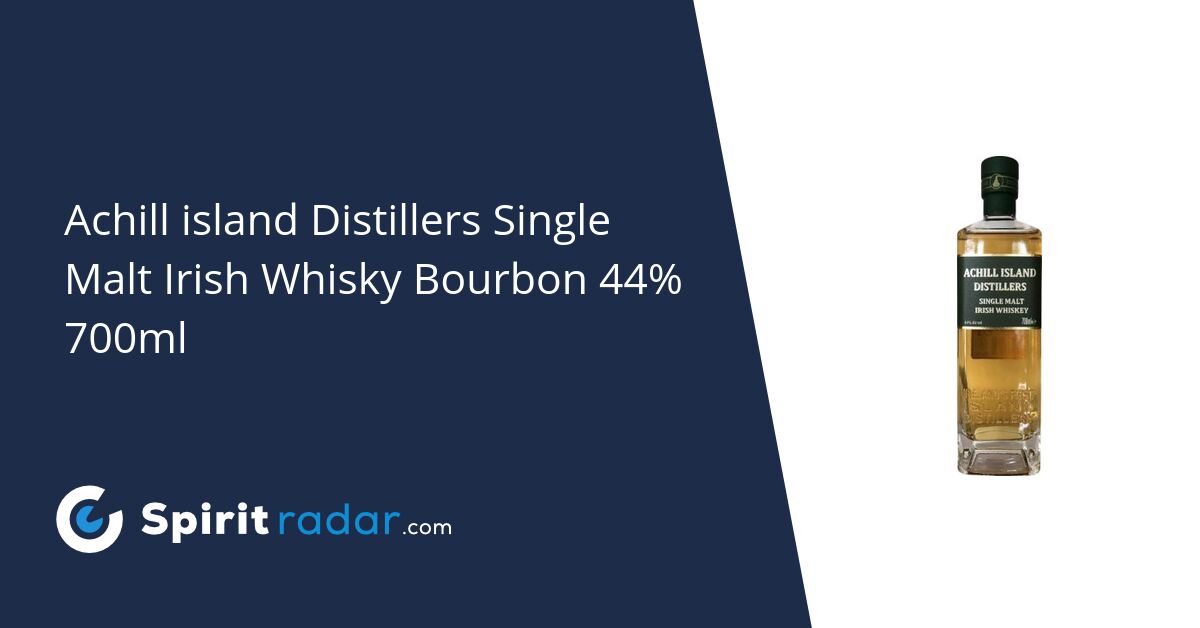 Achill island Distillers Single Malt Irish Whisky Bourbon 44% 700ml ...