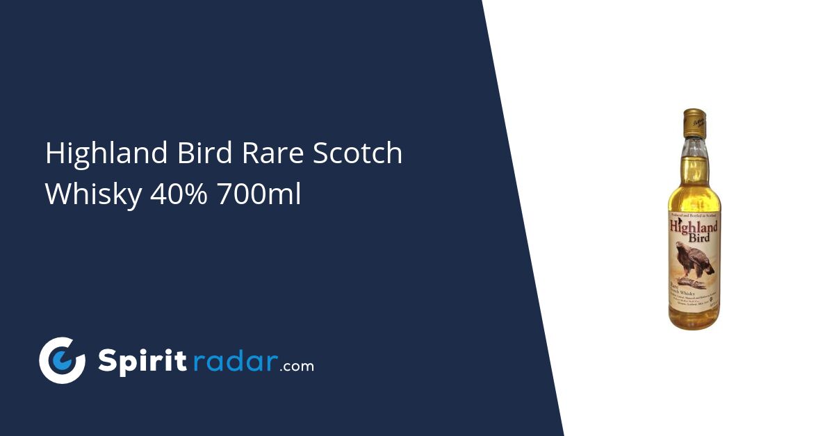 Highland Bird Rare Scotch Whisky 40% 700ml - Spirit Radar