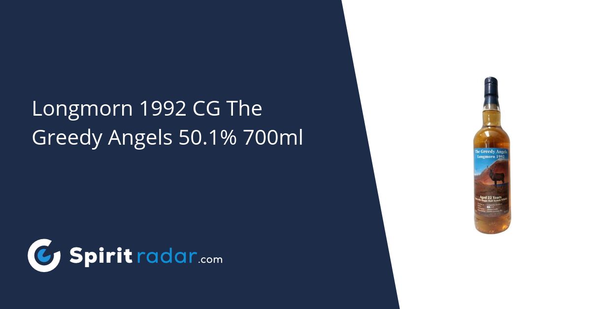 Longmorn 1992 CG The Greedy Angels 50.1% 700ml - Spirit Radar