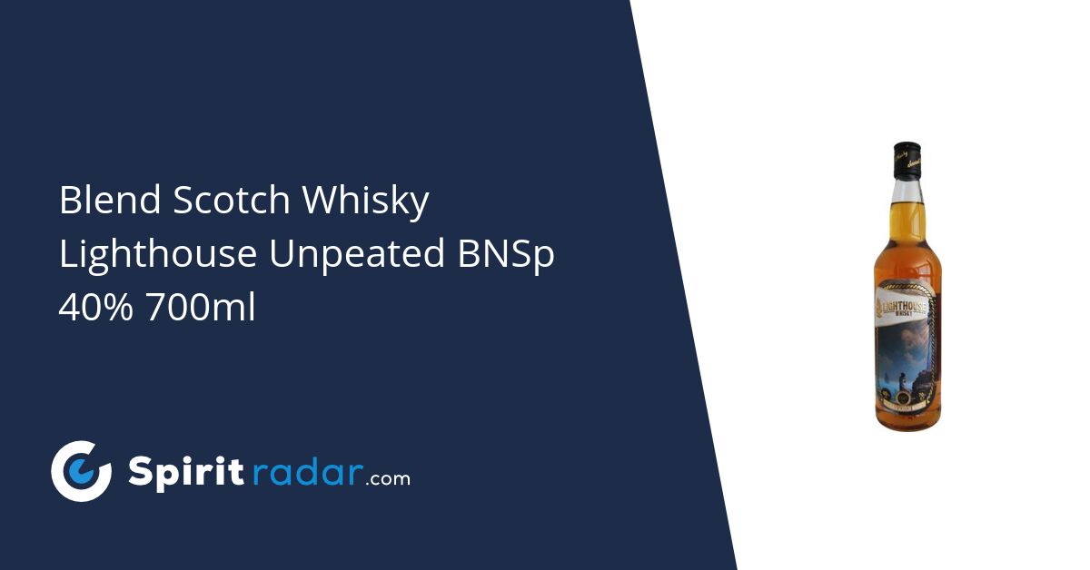 Blend Scotch Whisky Lighthouse Unpeated BNSp 40% 700ml - Spirit Radar
