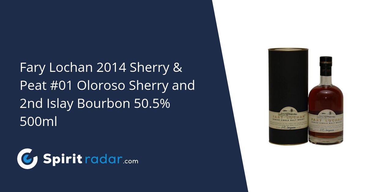 Fary Lochan 2014 Sherry & Peat #01 Oloroso Sherry and 2nd Islay Bourbon 50.5% 500ml - Spirit Radar