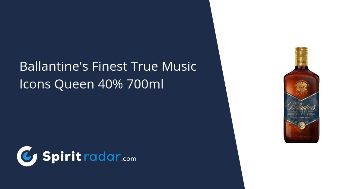 Ballantine's Finest True Music Icons Queen 40% 700ml - Spirit Radar
