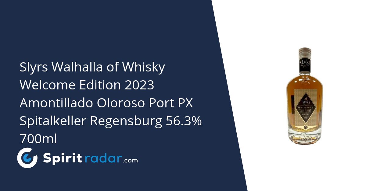 Slyrs Walhalla of Whisky Welcome Edition 2023 Amontillado Oloroso Port ...