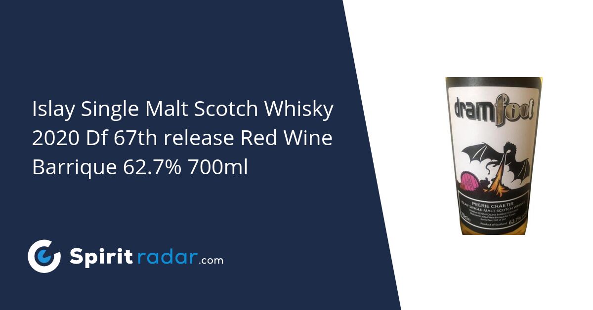 Islay Single Malt Scotch Whisky 2020 Df 67th release Red Wine Barrique ...