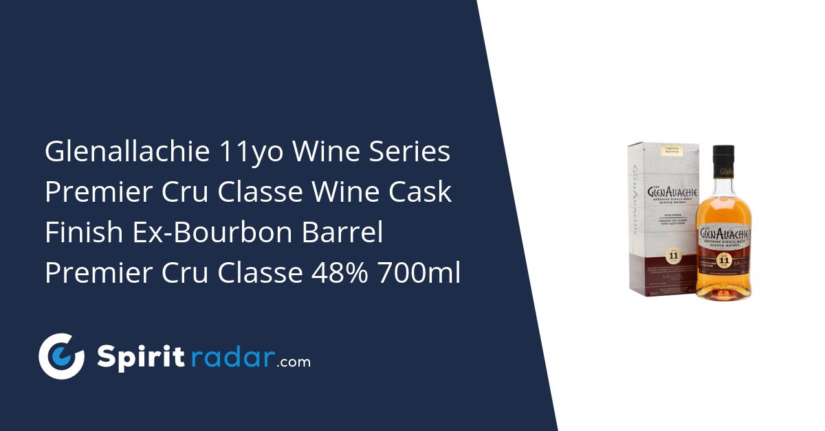 Glenallachie 11yo Wine Series Premier Cru Classe Wine Cask Finish Ex ...