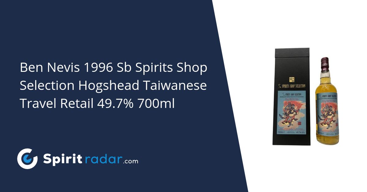 Ben Nevis 1996 Sb Spirits Shop Selection Hogshead Taiwanese Travel Retail 49.7% 700ml - Spirit Radar
