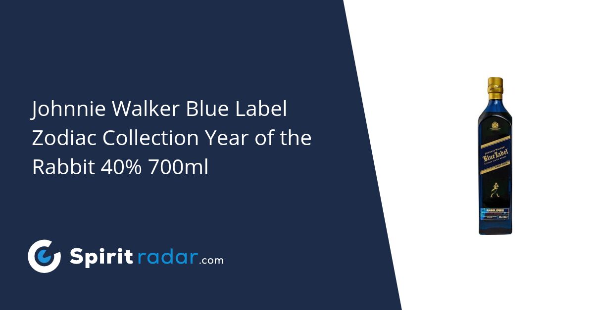 Johnnie Walker Blue Label Zodiac Collection Year of the Rabbit 40% ...