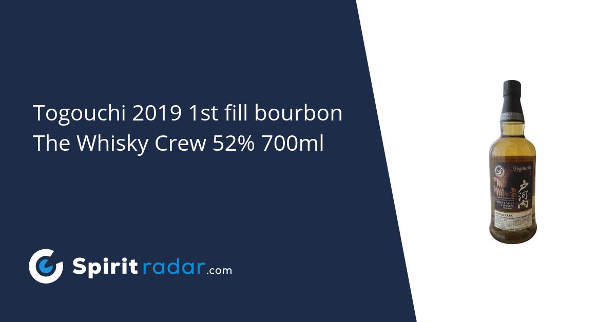 Togouchi 2019 1st fill bourbon The Whisky Crew 52% 700ml - Spirit Radar