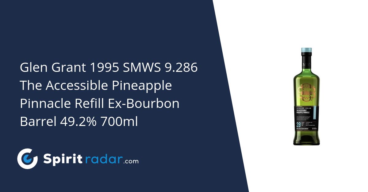 Glen Grant 1995 SMWS 9.286 The Accessible Pineapple Pinnacle Refill Ex ...