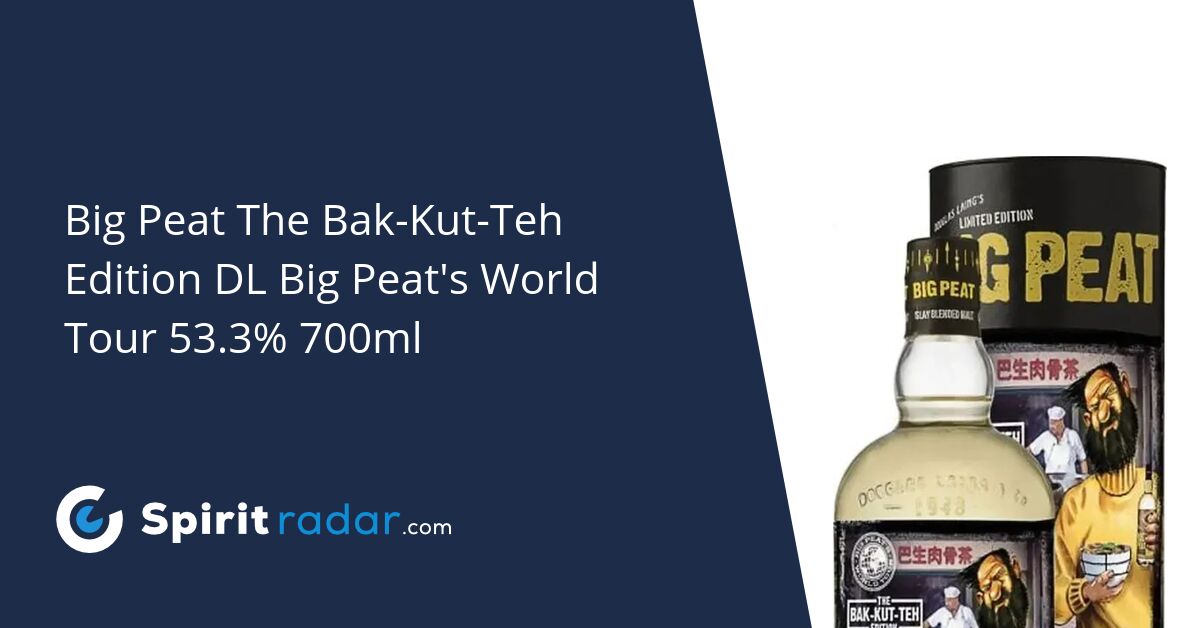 Big Peat The Bak-Kut-Teh Edition DL Big Peat's World Tour 53.3% 700ml ...