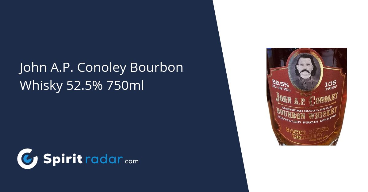 John A.P. Conoley Bourbon Whisky 52.5% 750ml - Spirit Radar