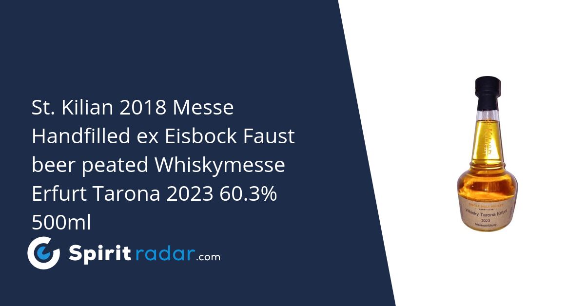 St. Kilian 2018 Messe Handfilled ex Eisbock Faust beer peated ...