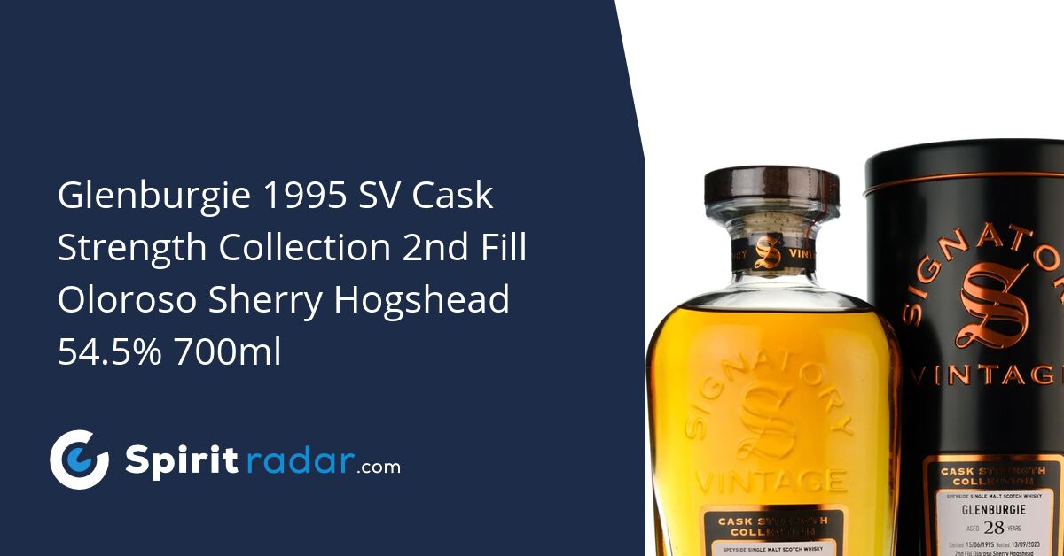 Glenburgie 1995 SV Cask Strength Collection 2nd Fill Oloroso Sherry ...