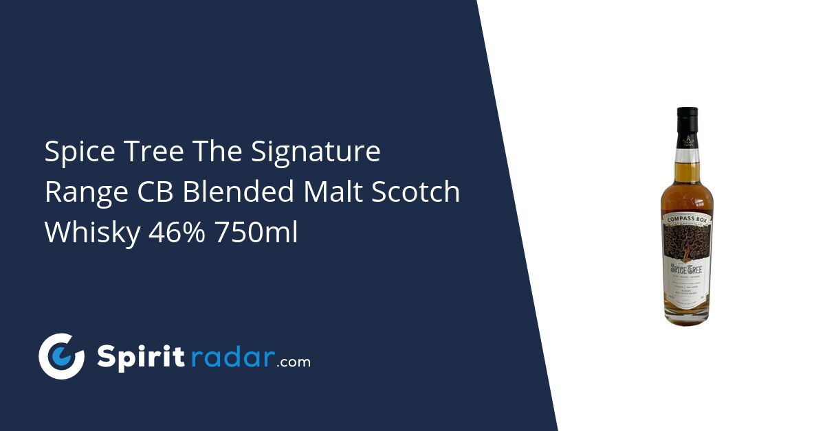 Spice Tree The Signature Range CB Blended Malt Scotch Whisky 46% 750ml ...