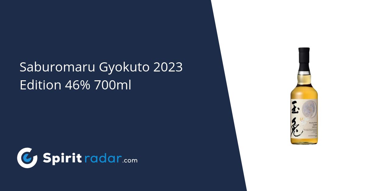 Saburomaru Gyokuto 2023 Edition 46% 700ml - Spirit Radar