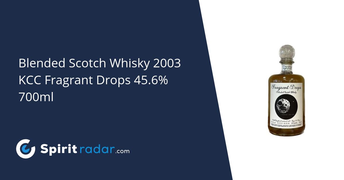 Blended Scotch Whisky 2003 KCC Fragrant Drops 45.6% 700ml - Spirit Radar