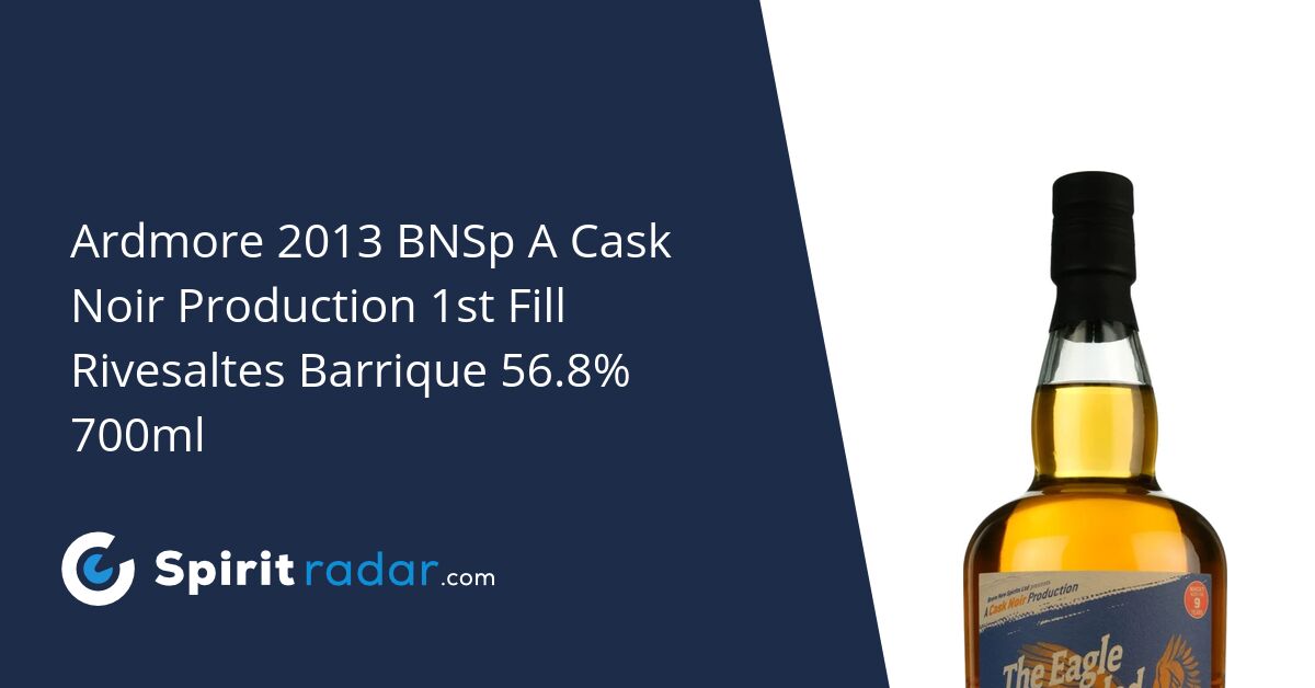 Ardmore 2013 BNSp A Cask Noir Production 1st Fill Rivesaltes Barrique ...