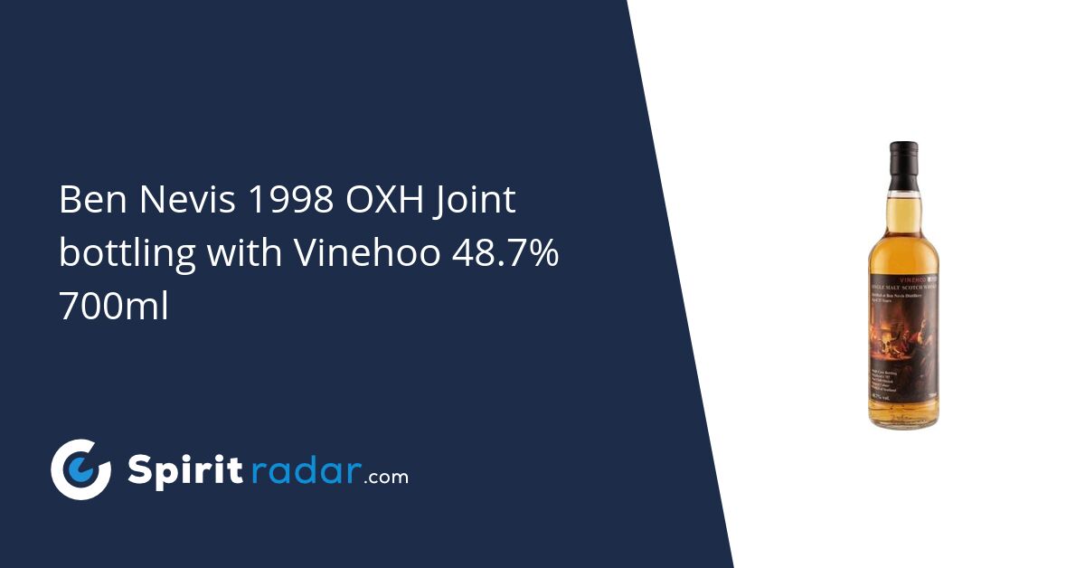Ben Nevis 1998 OXH Joint bottling with Vinehoo 48.7% 700ml - Spirit Radar