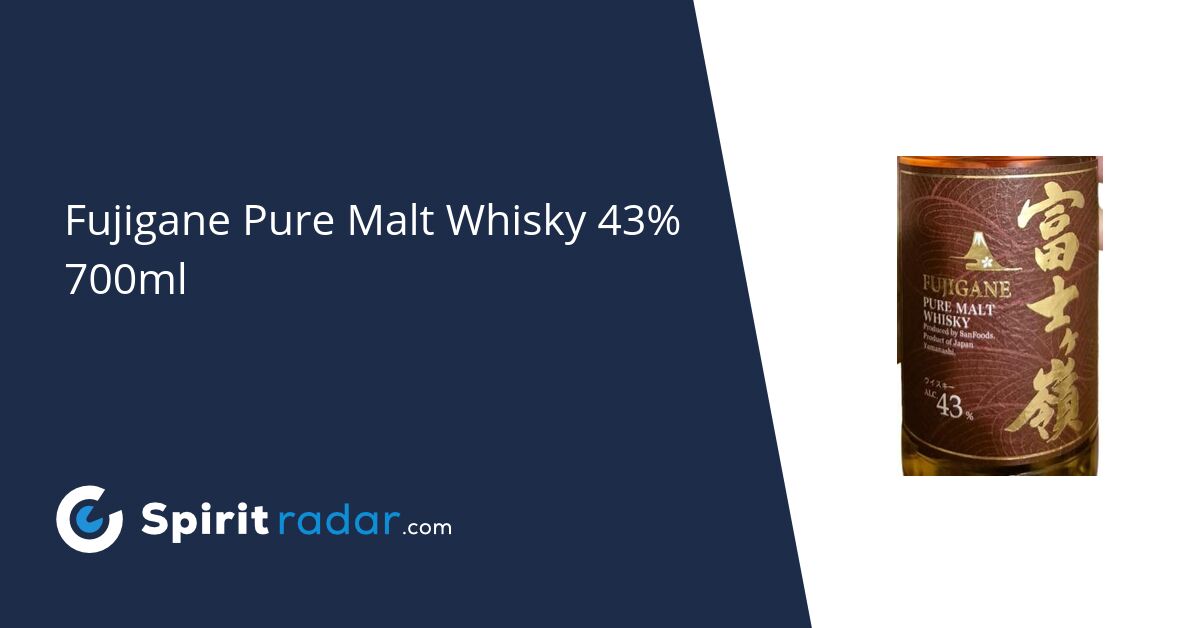 Fujigane Pure Malt Whisky 43% 700ml - Spirit Radar