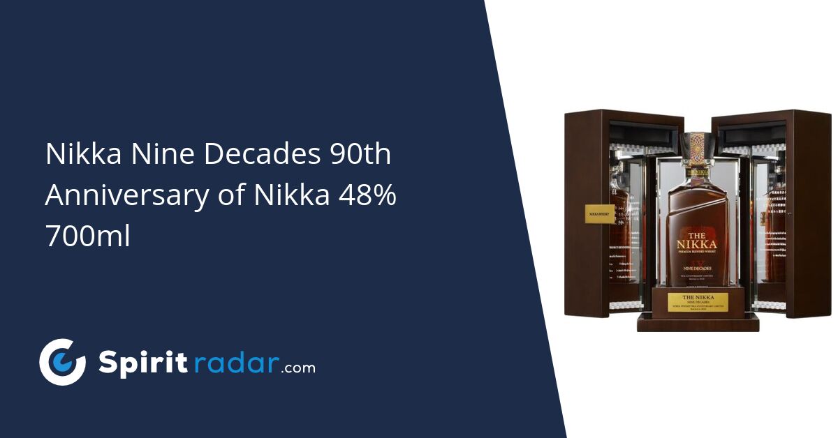 Nikka Nine Decades 90th Anniversary of Nikka 48% 700ml - Spirit Radar
