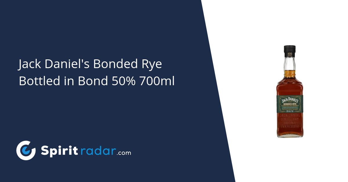 Jack Daniel's Bonded Rye Bottled in Bond 50% 700ml - Spirit Radar