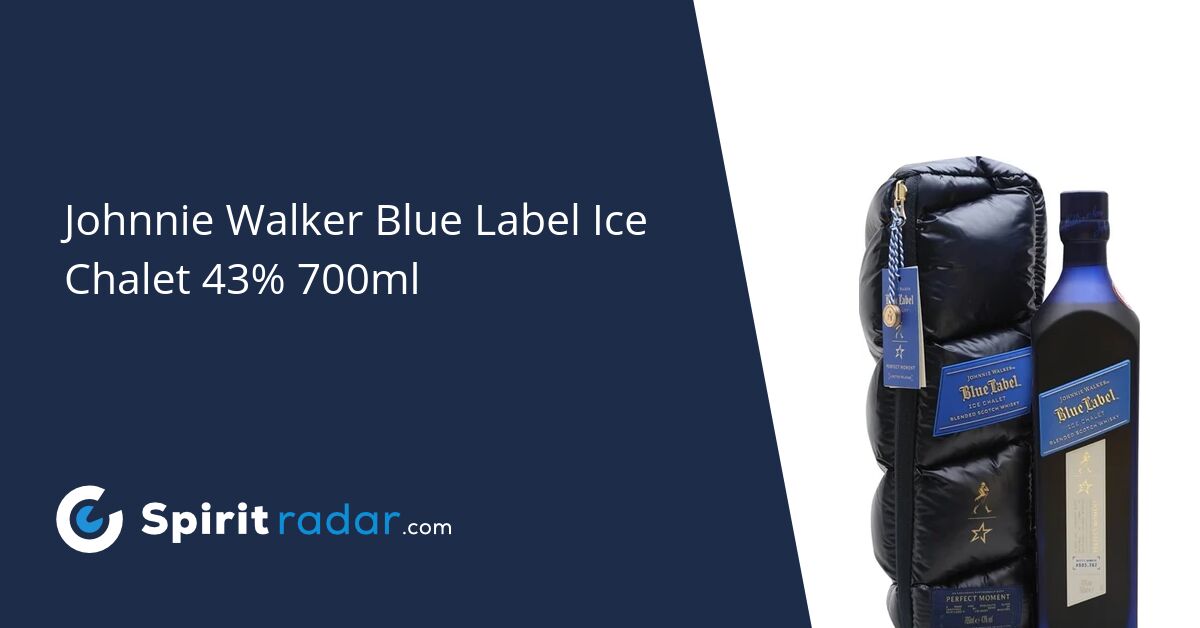 Johnnie Walker Blue Label Ice Chalet 43% 700ml - Spirit Radar