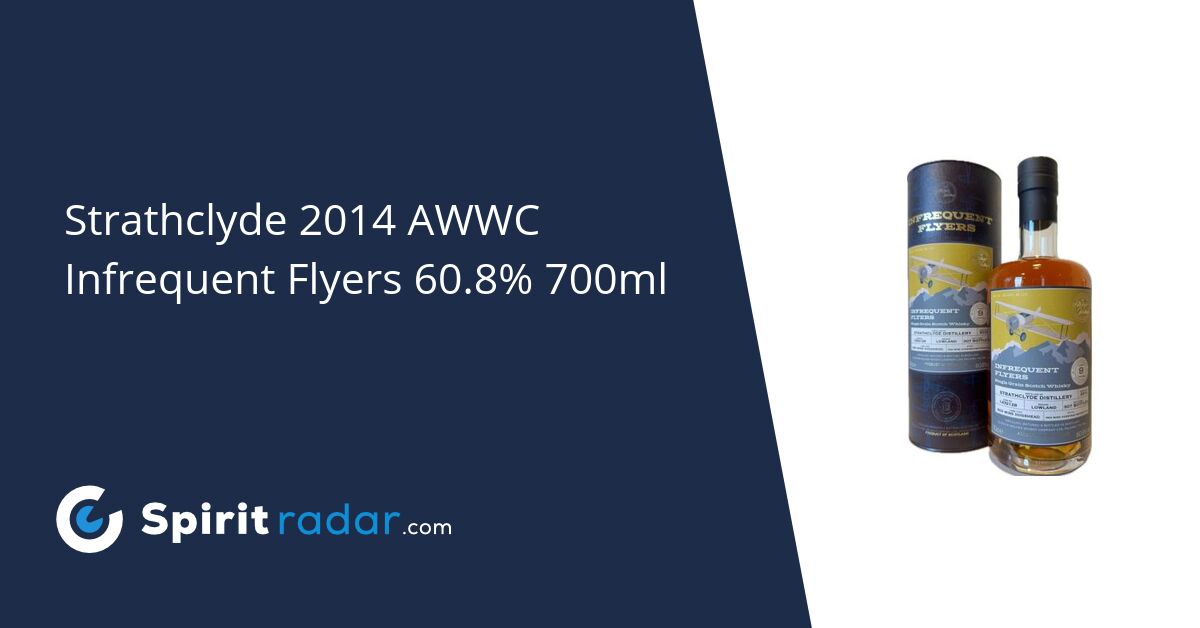Strathclyde 2014 AWWC Infrequent Flyers 60.8% 700ml - Spirit Radar