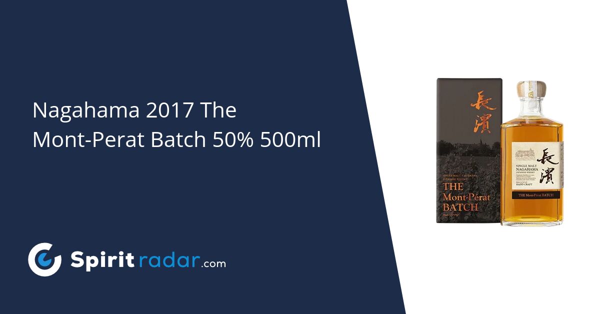 Nagahama 2017 The Mont-Perat Batch 50% 500ml - Spirit Radar