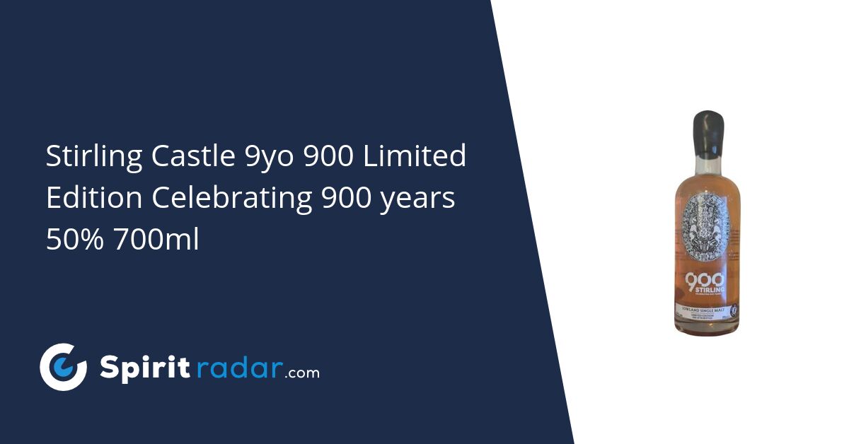 Stirling Castle 9yo 900 Limited Edition Celebrating 900 years 50% 700ml ...