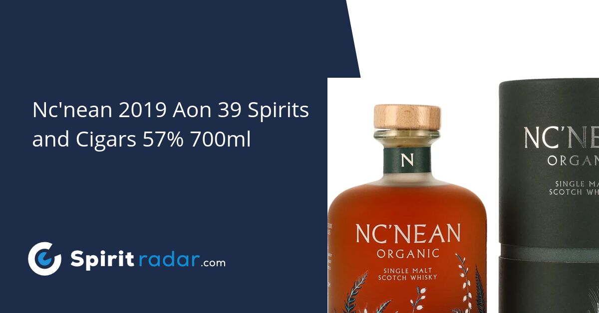 Nc'nean 2019 Aon 39 Spirits and Cigars 57% 700ml - Spirit Radar