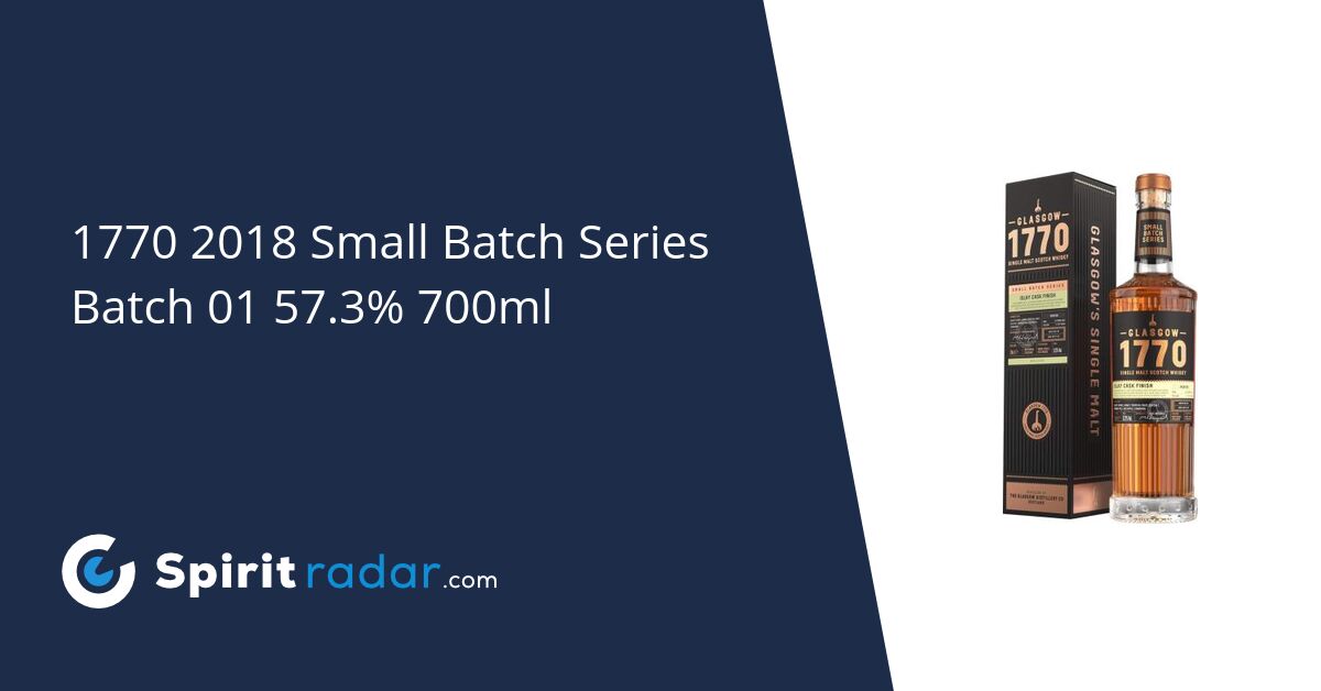 1770 2018 Small Batch Series Batch 01 57.3% 700ml - Spirit Radar