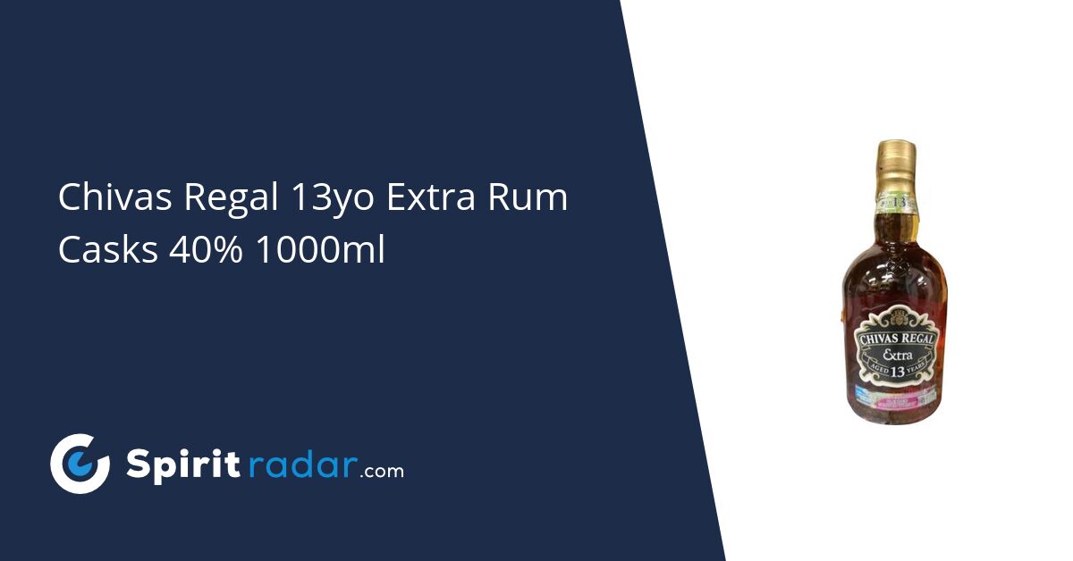 Chivas Regal 13yo Extra Rum Casks 40% 1000ml - Spirit Radar