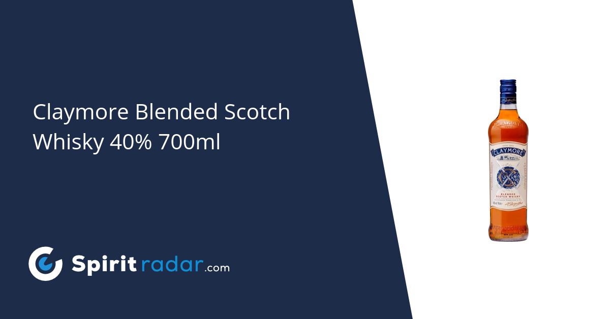 Claymore Blended Scotch Whisky 40% 700ml - Spirit Radar
